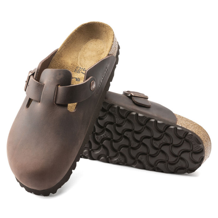 Birkenstock Boston Oiled Habana - Calzata Normale